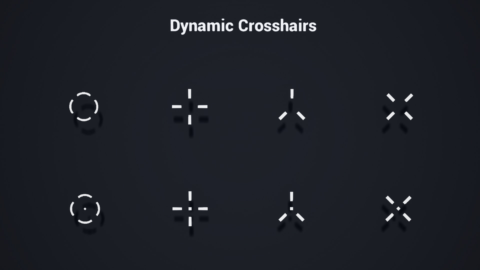 Dynamic Crosshair system and Static Crosshairs in 2D Assets - UE Marketplace